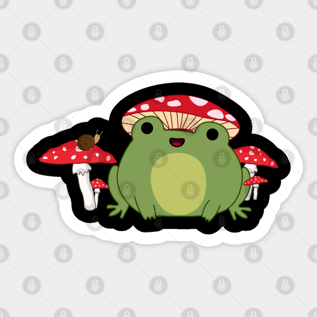 Cottagecore Aesthetic Snail Frog Mushroom Hat Cottagecore Mushroom